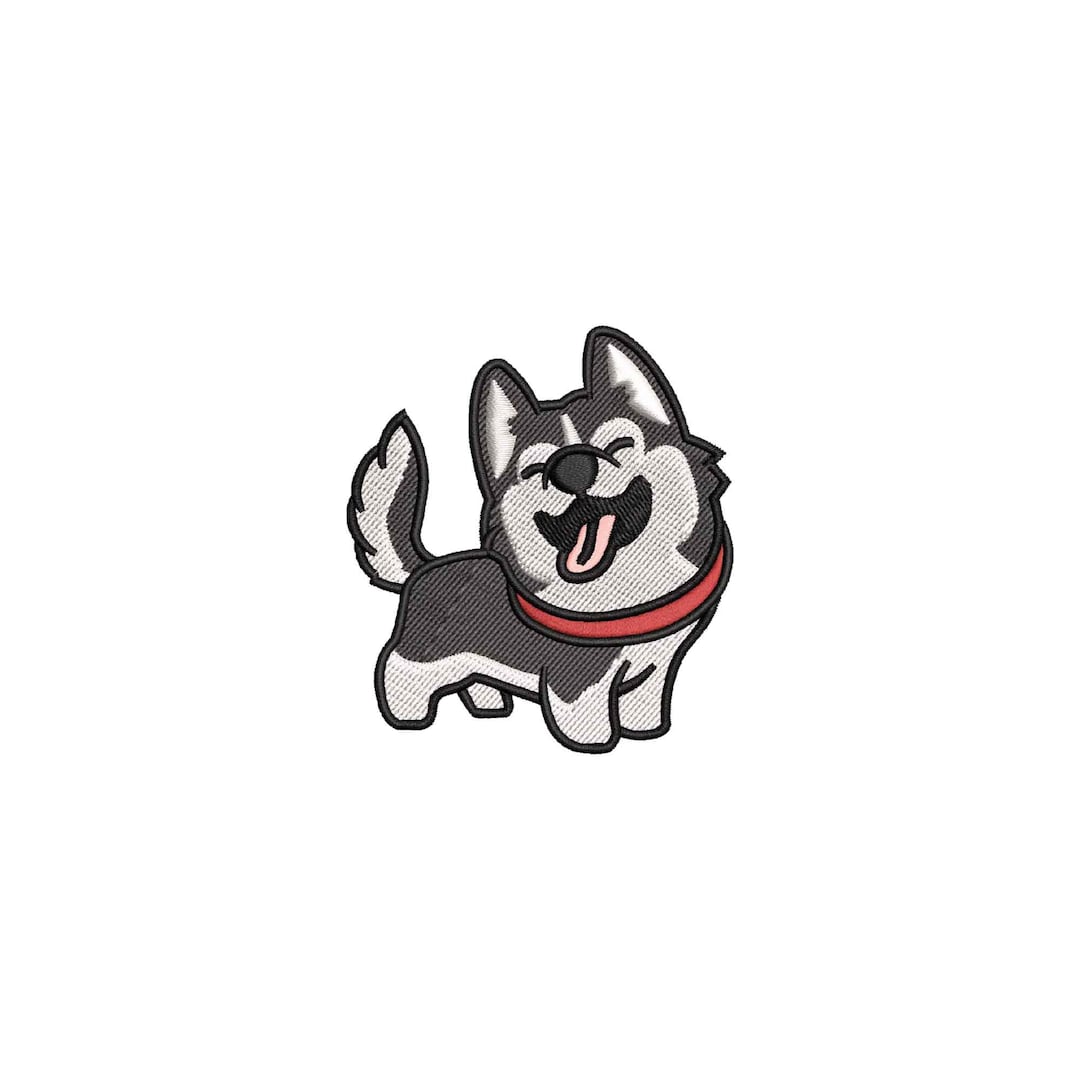 Siberian Husky Dog Embroidery Design, Machine Embroidery Designs ...