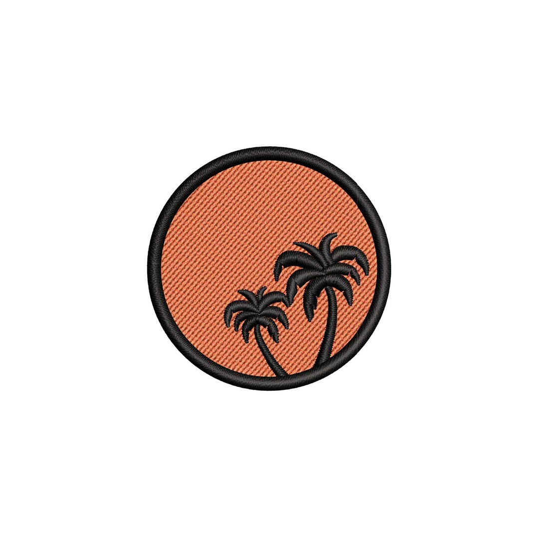Palm Tree Machine Embroidery Design - Etsy