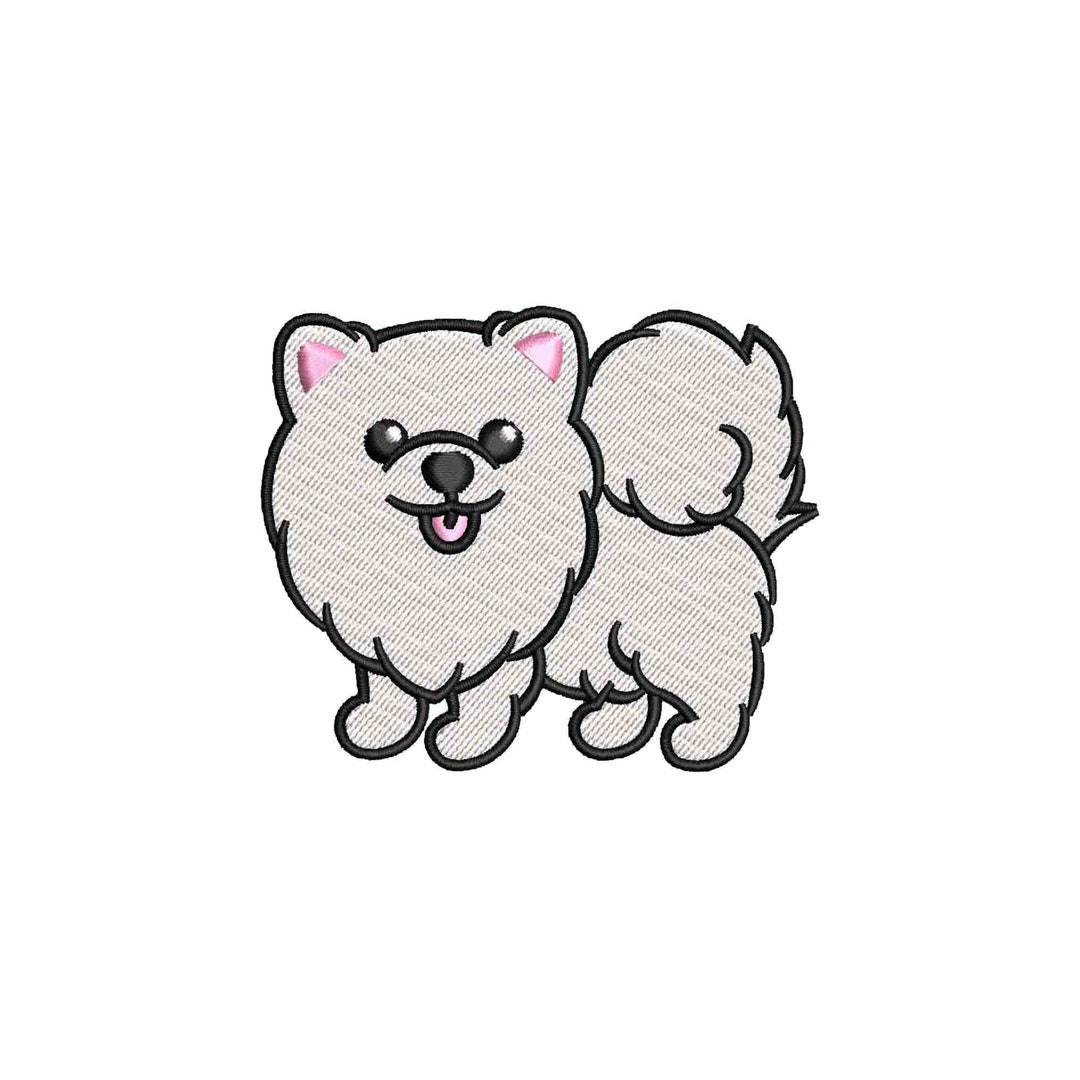 Pomeranian Dog Embroidery Design, Animal Embroidery Design, Pet ...