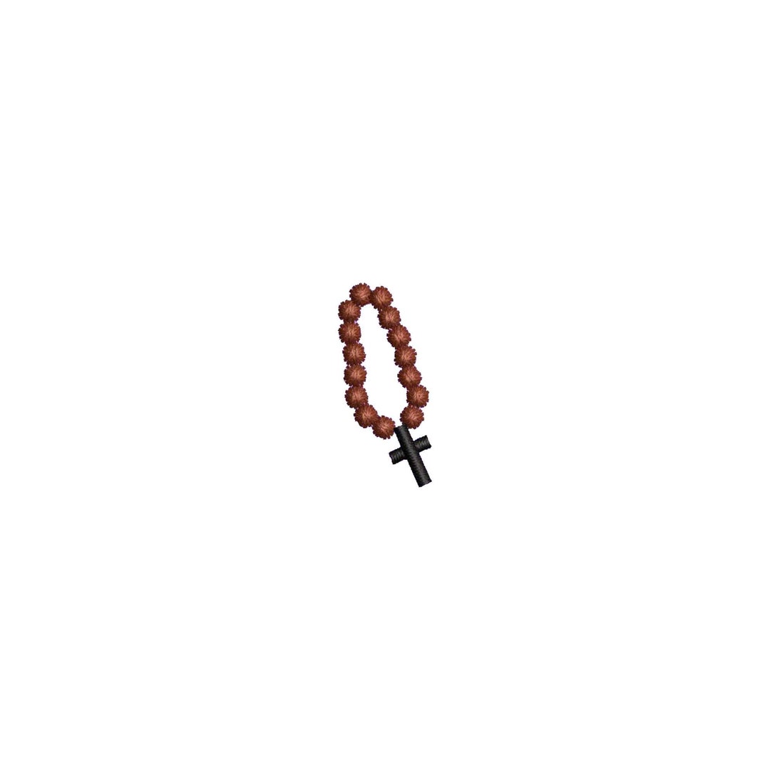 Rosary Machine Embroidery Designs, Embroidery Pattern, Religious ...