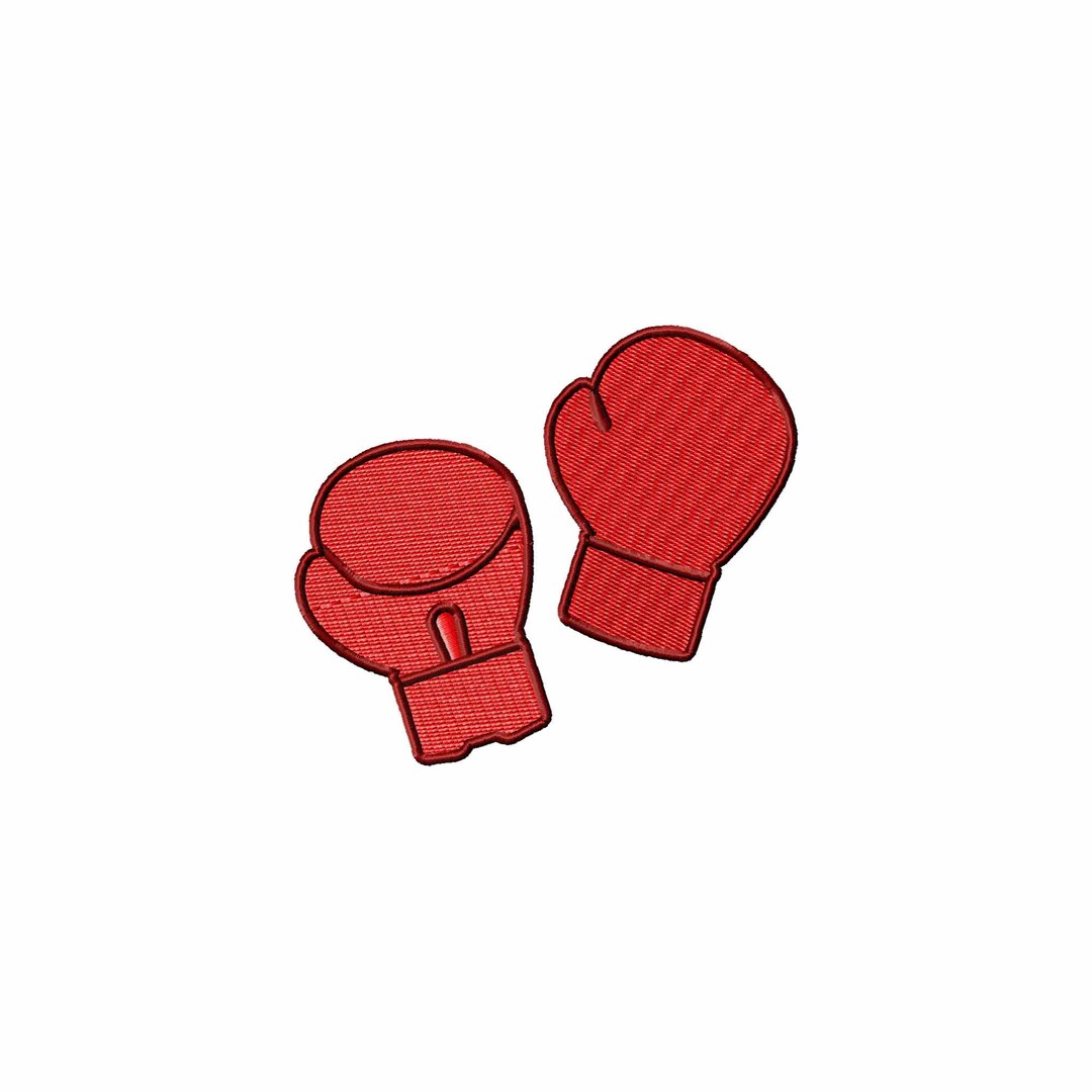 Mini Boxing Gloves Embroidery Design, Boxing Club Machine Embroidery ...
