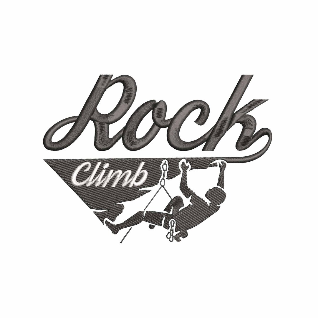 Rock Climbing Embroidery Design, Mountains Machine Embroidery Designs ...