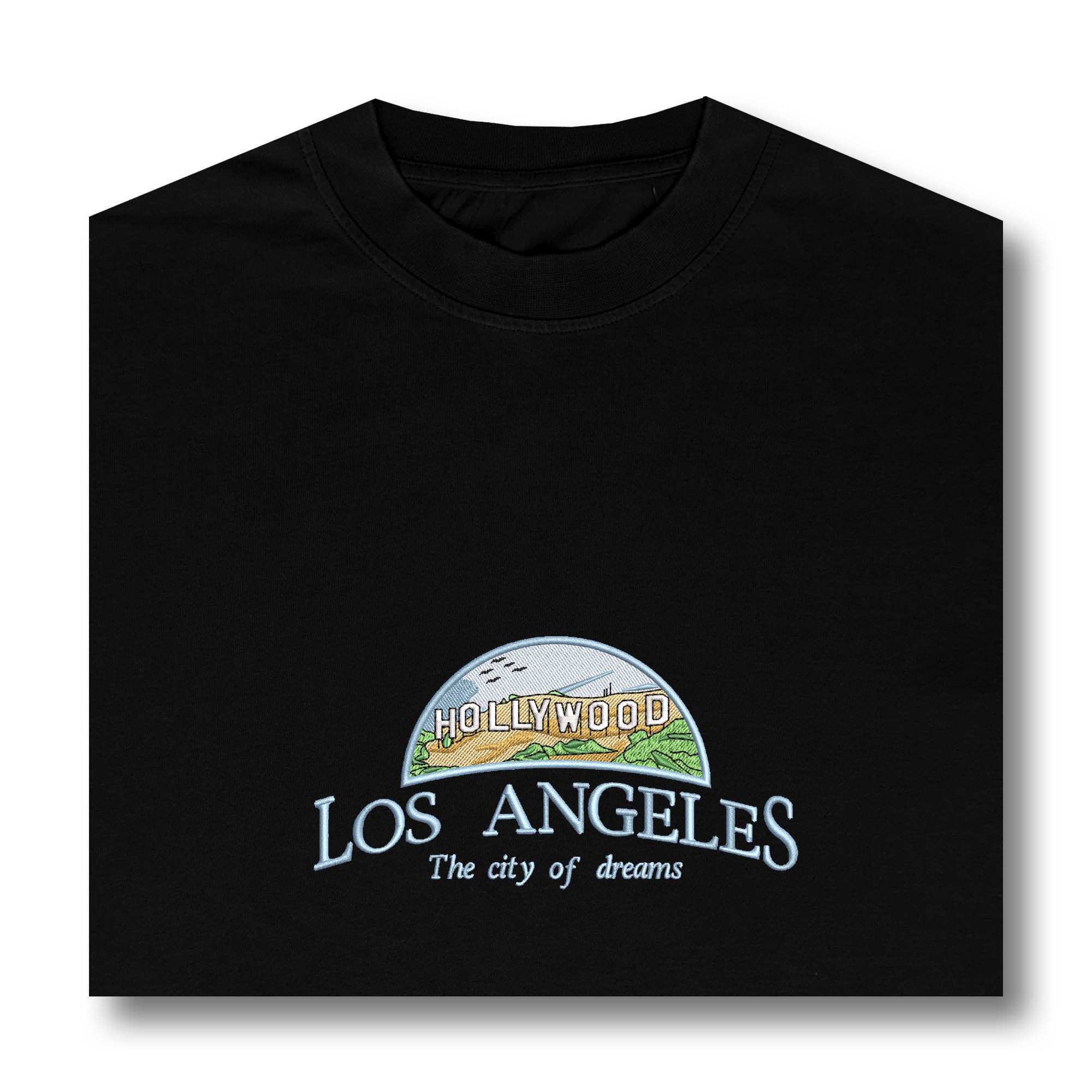 Los Angeles Embroidery Design: California Hollywood Pattern (digital ...
