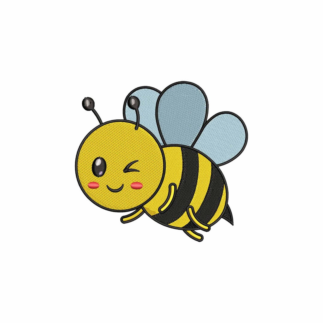 Cute Honey Bee Machine Embroidery Designs, Baby Embroidery Designs ...