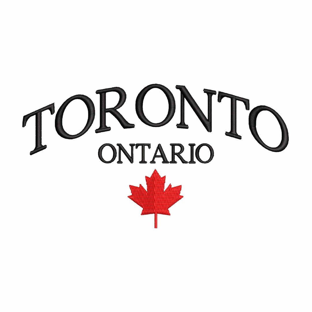 Toronto Embroidery Design Canada - Etsy