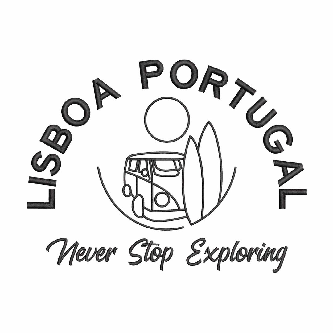 Lisboa Portugal Machine Embroidery Designs, Embroidery Pattern ...