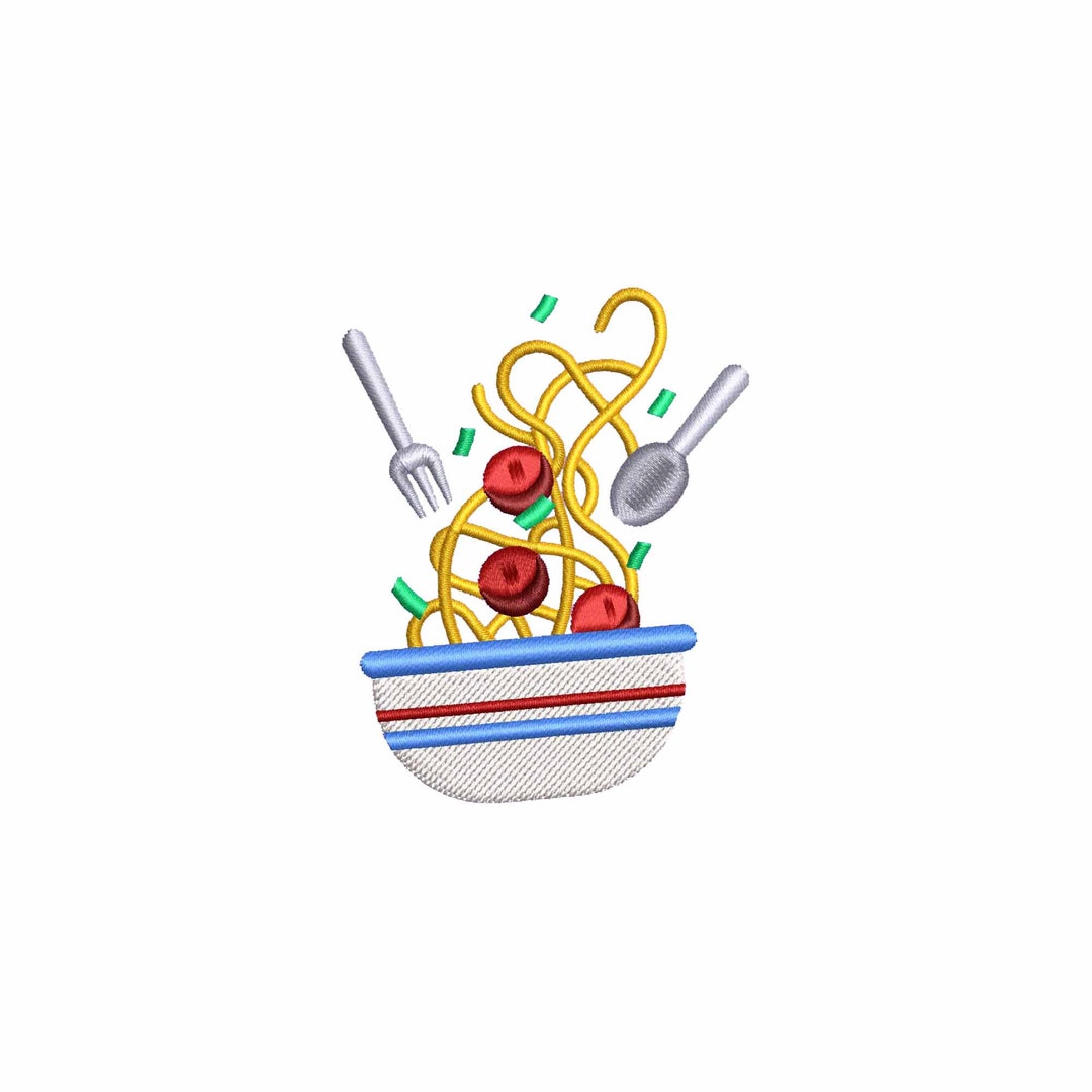 Pasta Embroidery Design, Machine Embroidery Designs, Embroidery Files ...