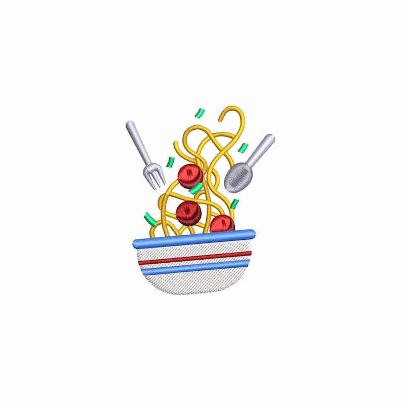 Pasta Embroidery Design, Machine Embroidery Designs, Embroidery Files ...
