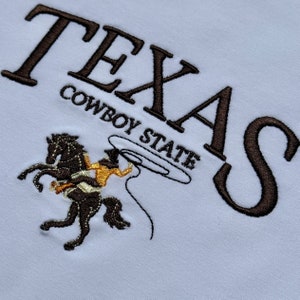 Texas Embroidery Design - Etsy