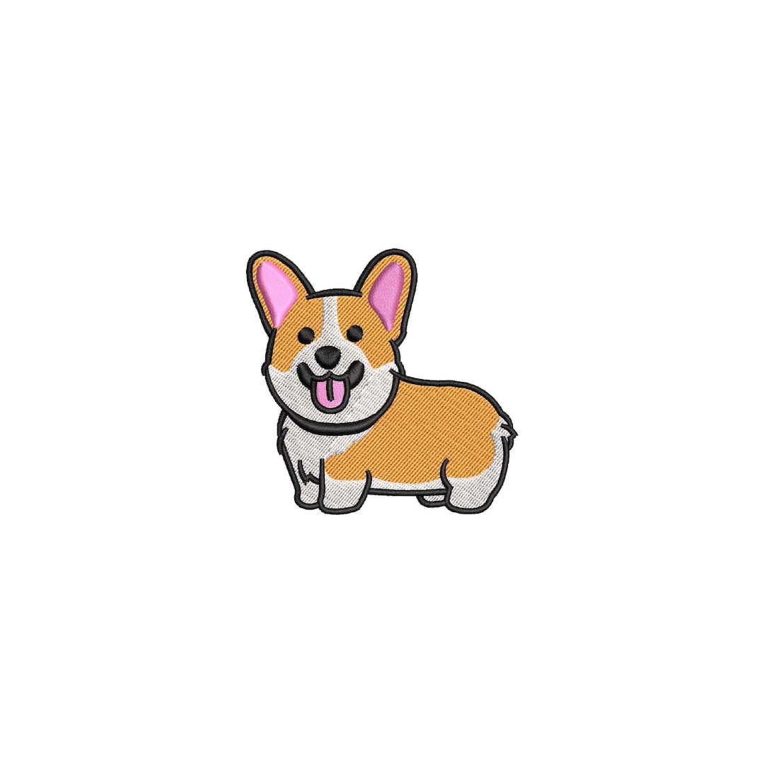 Corgi Dog Embroidery Design, Machine Embroidery Designs, Animal ...