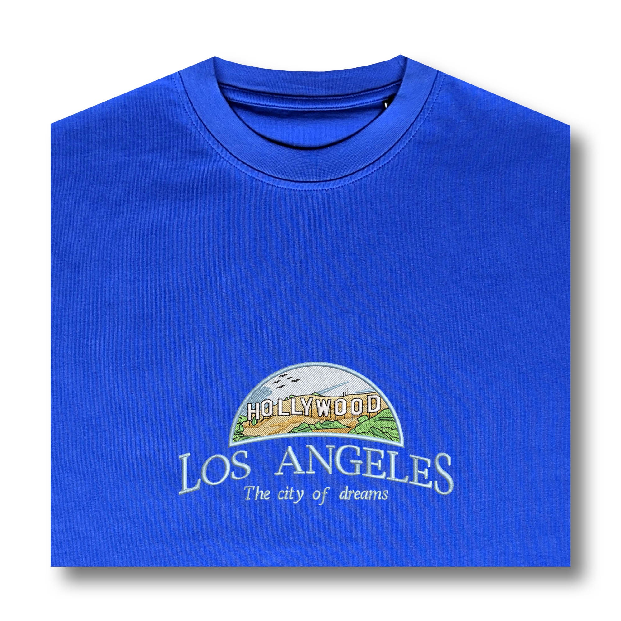 Los Angeles Embroidery Design: California Hollywood Pattern (digital ...
