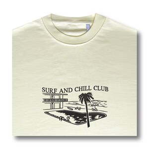 Surf and Chill Club Logo With Pool and Beach Machine - Etsy
