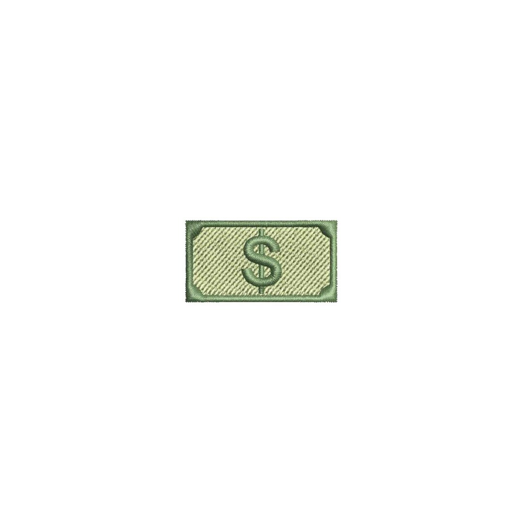 Mini Dollar Embroidery Design, Machine Embroidery Designs, Money ...