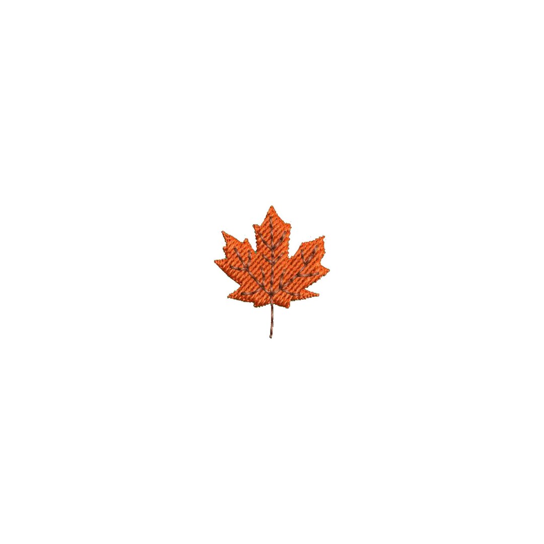 Mini Maple Leaf Embroidery Design, Fall Embroidery Designs, Embroidery ...