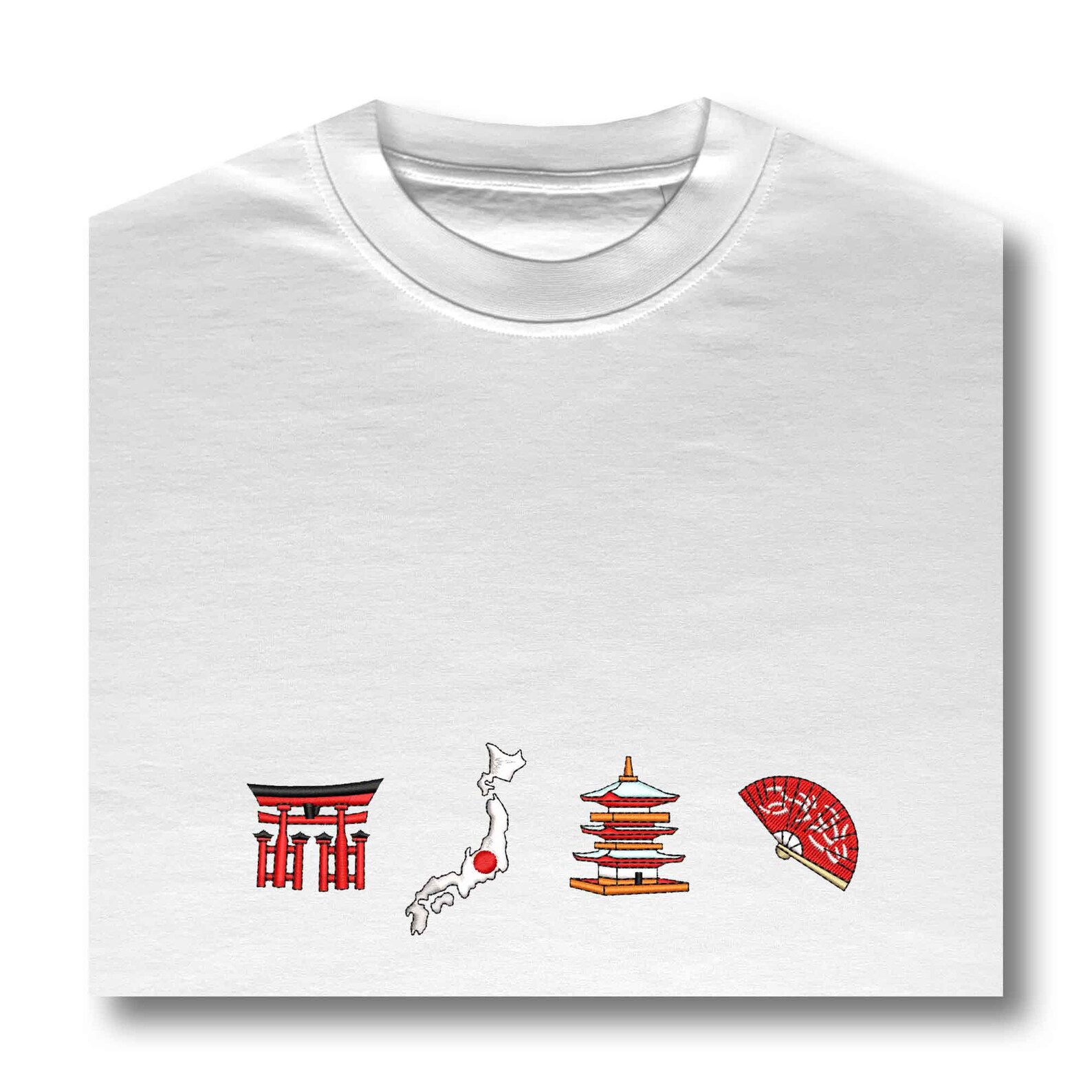 Japan Embroidery Design, Machine Embroidery Designs Trendy, Pagoda ...