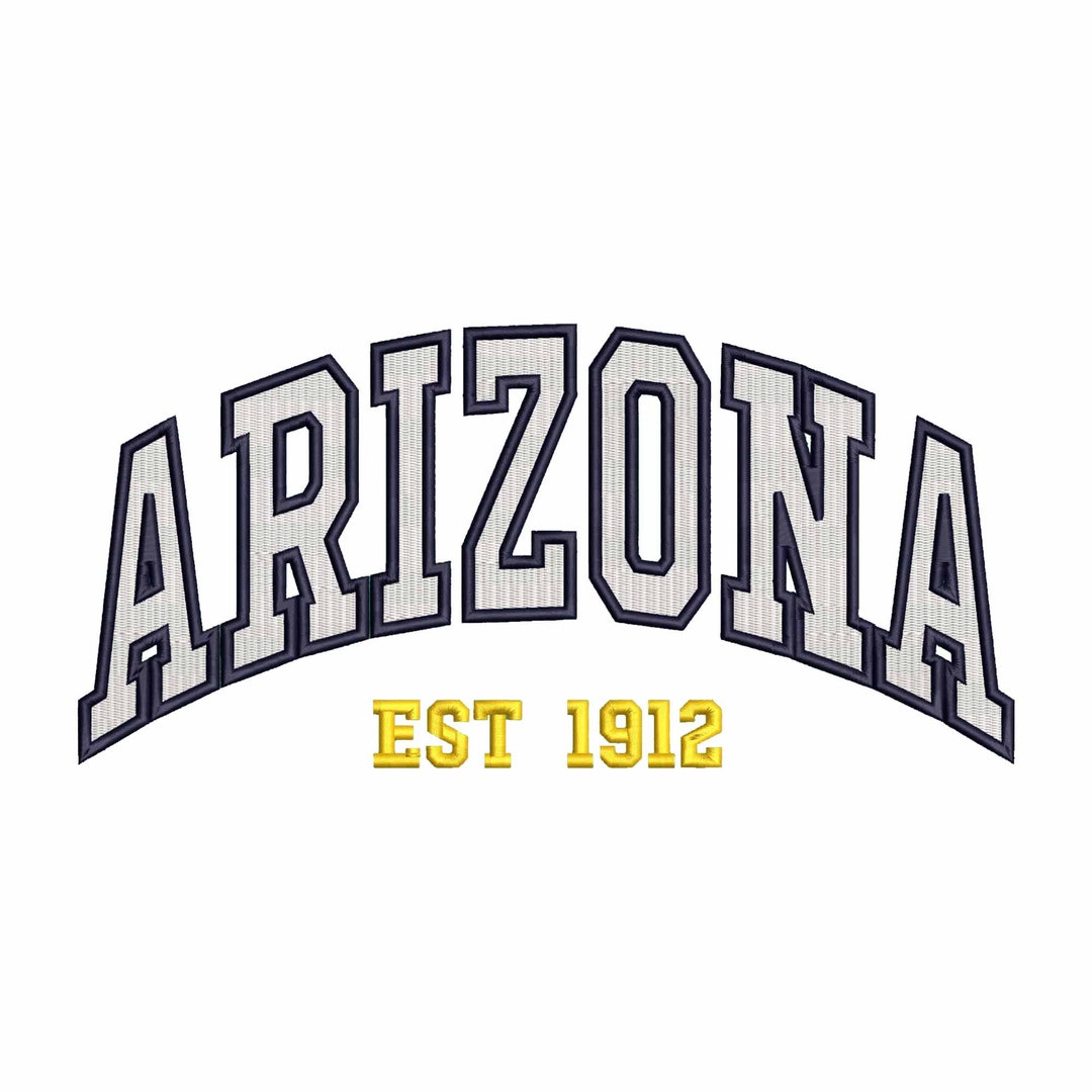 Arizona Embroidery Design - Etsy