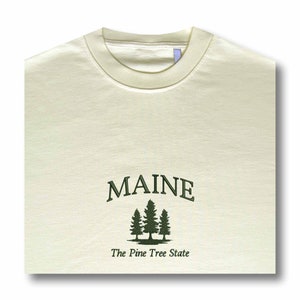 Maine Embroidery Design, Pine Tree Embroidery File, Forest Embroidery ...