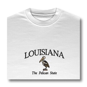 Louisiana Embroidery Design Pelican State - Etsy