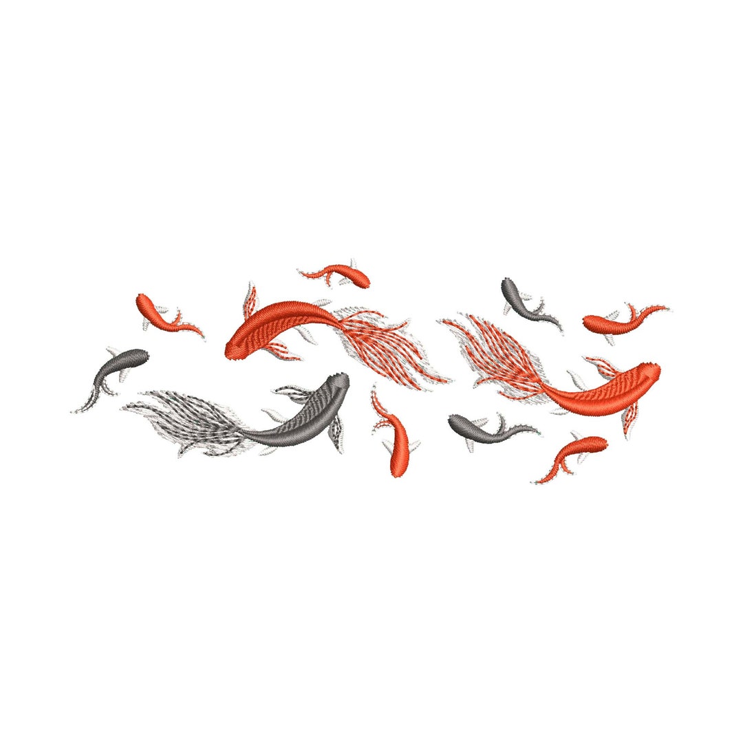 Koi Fish Machine Embroidery Designs, Japanese Art, Fishing, Embroidery ...