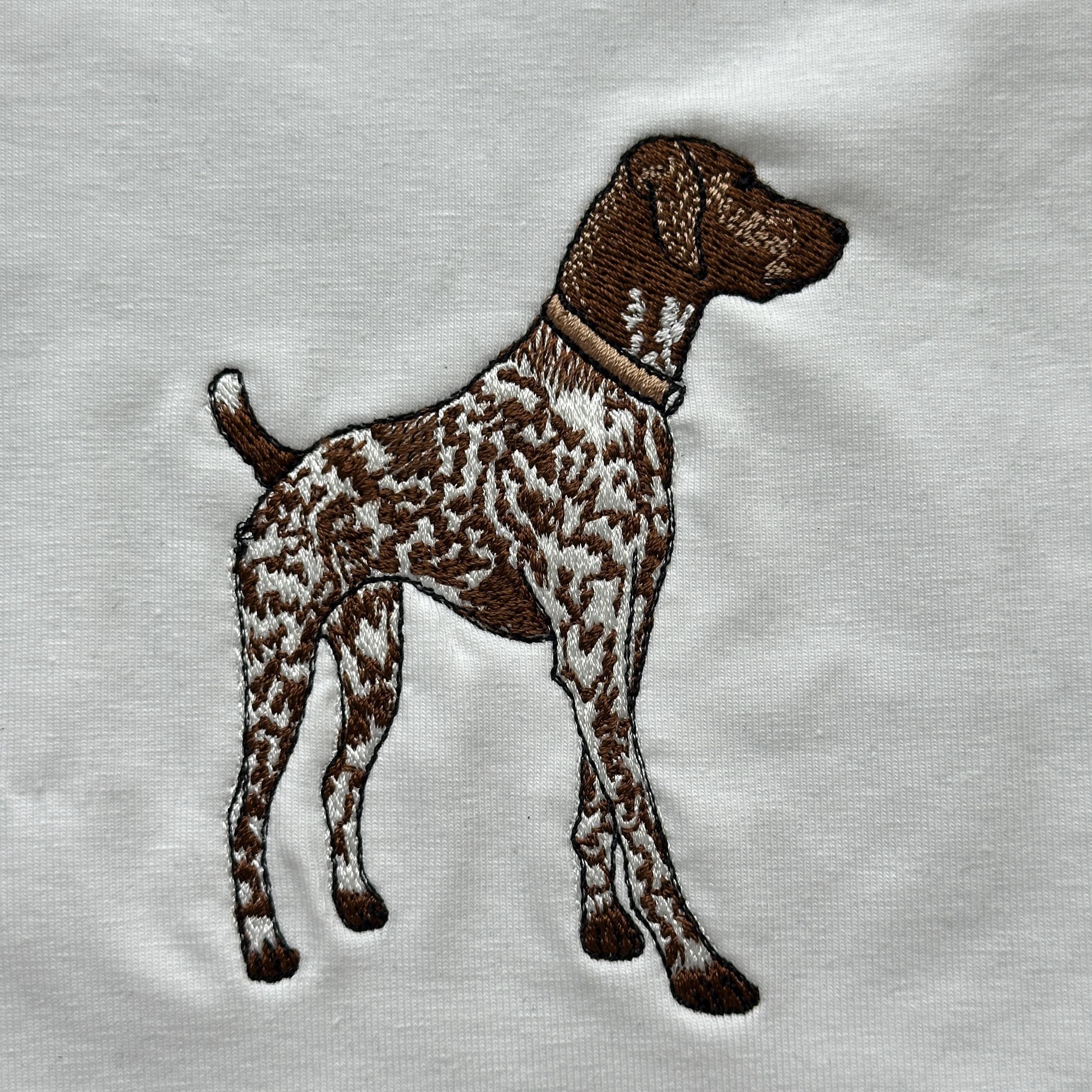 German Shorthaired Pointer Embroidery Design, Dog Machine Embroidery ...