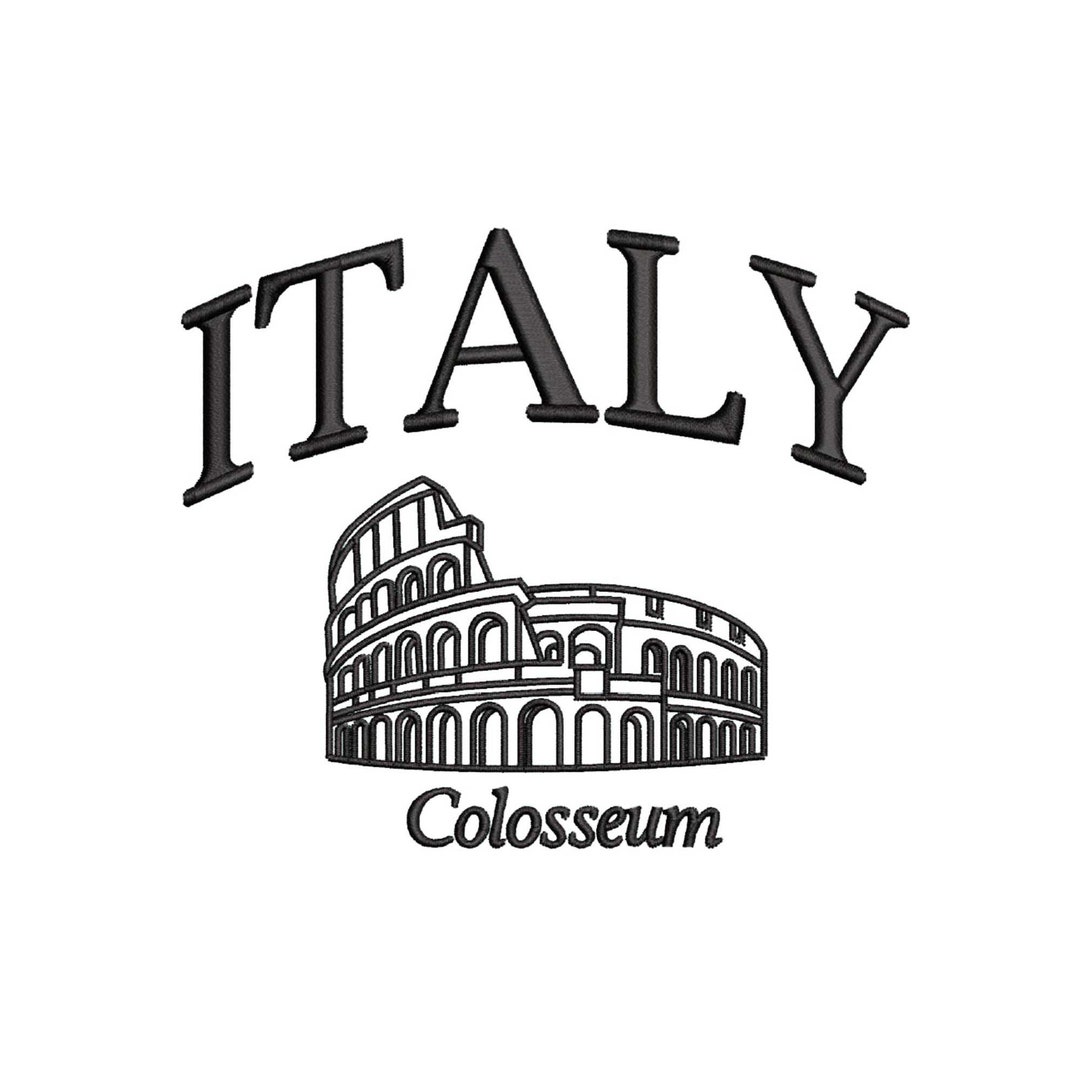 Italy Machine Embroidery Designs, Colosseum, Rome, Embroidery Files ...