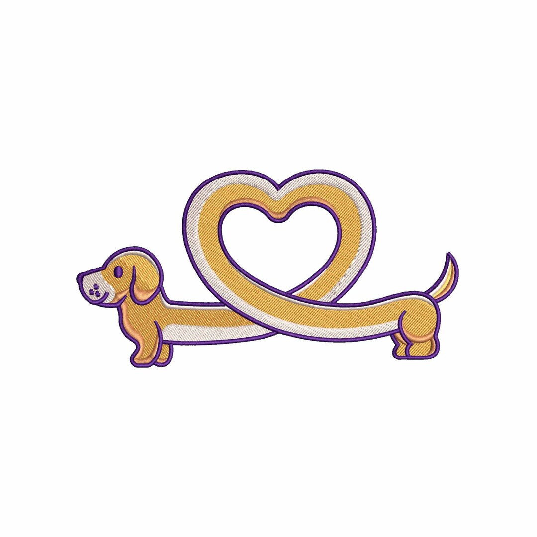 Dachshund Machine Embroidery Designs, Baby Embroidery Designs, Dog ...