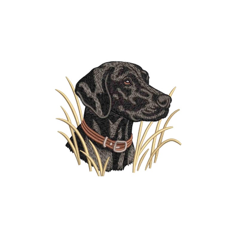 Black Lab Dst File - Etsy