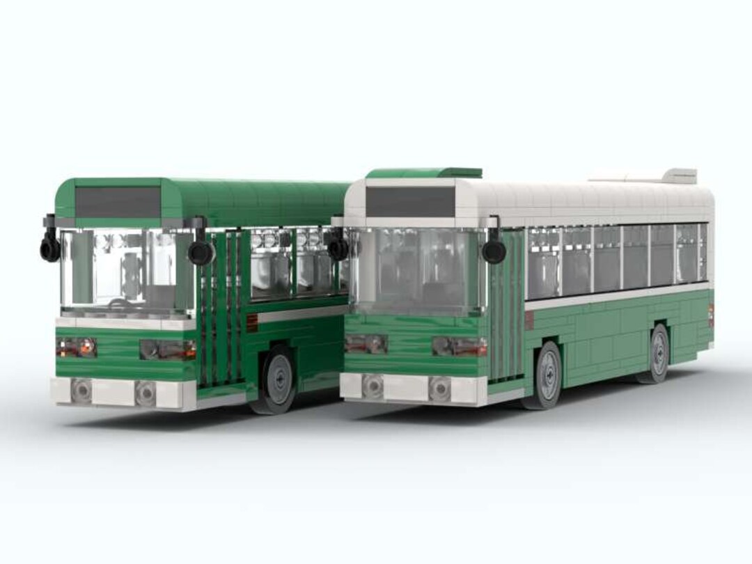 Lego MOC Instructions - NBC Green London Country Leyland National ...