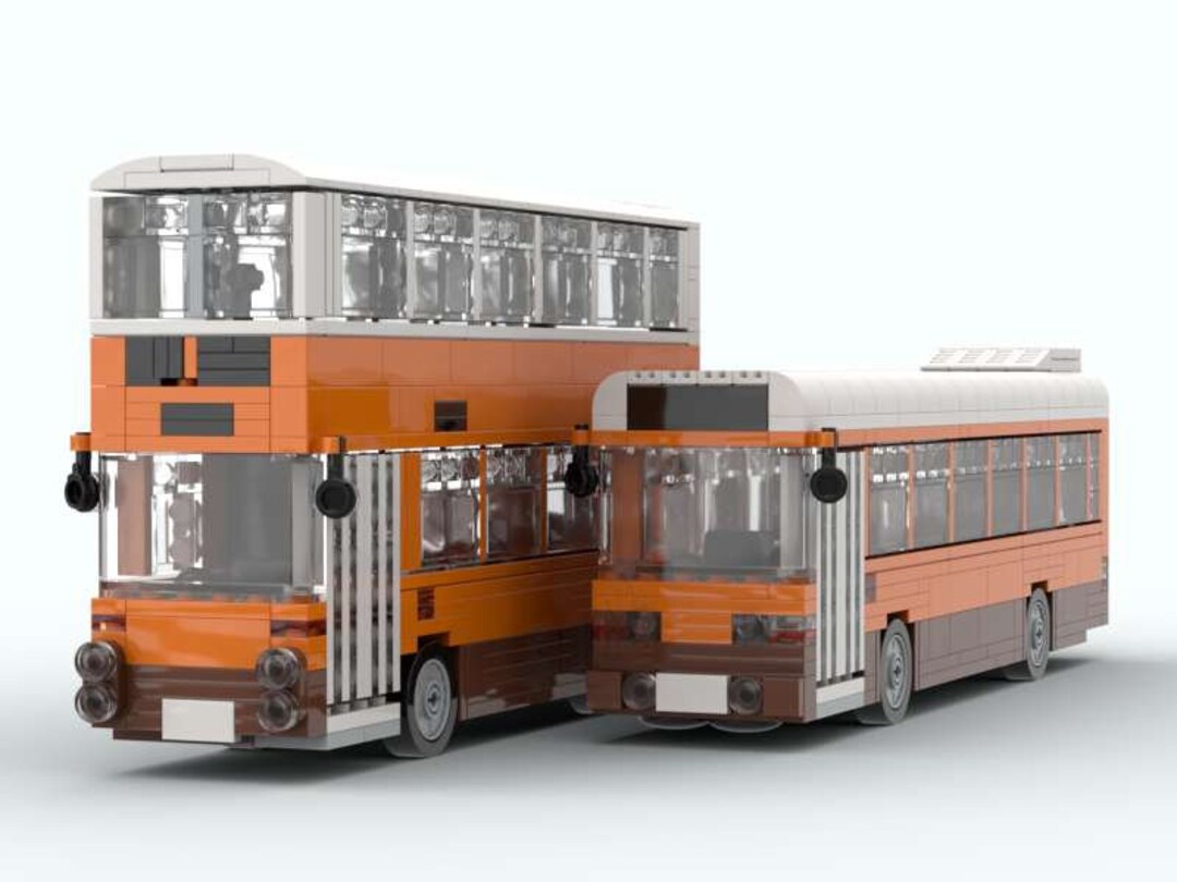 Lego MOC Instructions - GM Buses Double Pack Leyland Atlantean and ...