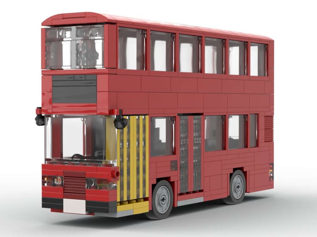 Lego MOC Instructions - Leyland Olympian London Transport Buses British ...