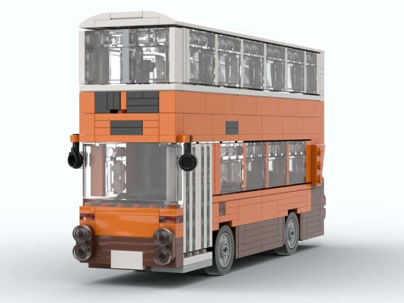Lego MOC Instructions - GM Buses Double Pack Leyland Atlantean and ...