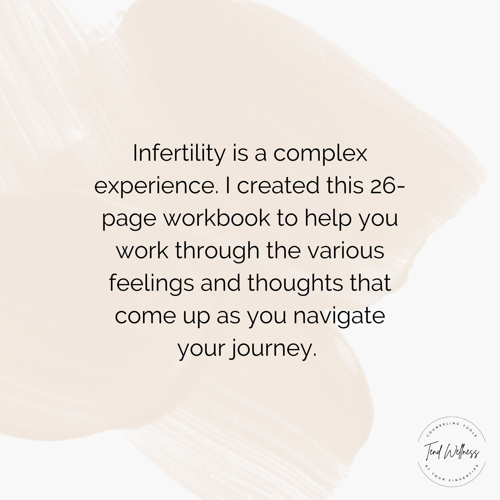 Printable Infertility Workbook, Infertility Journal, Infertility ...