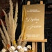 Gold Mirror Wedding Sign Custom Wedding Sign Wedding Decor Gold Mirror ...