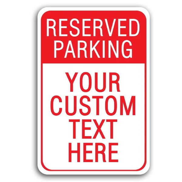 Custom Parking Sign Pink - Etsy