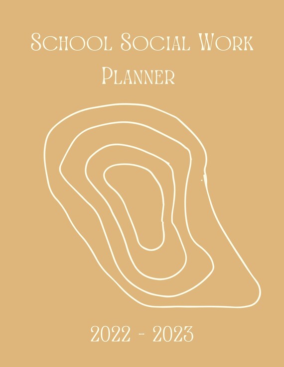 Digital School Social Worker Planner - Etsy