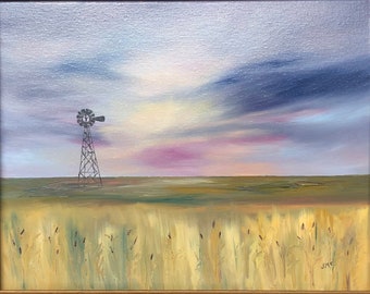 Kansas Landscape Painting - Etsy