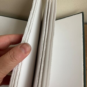 Antique Old Book Upcycled Into a Notebook. Plain Sketchbook Paper. Sea ...