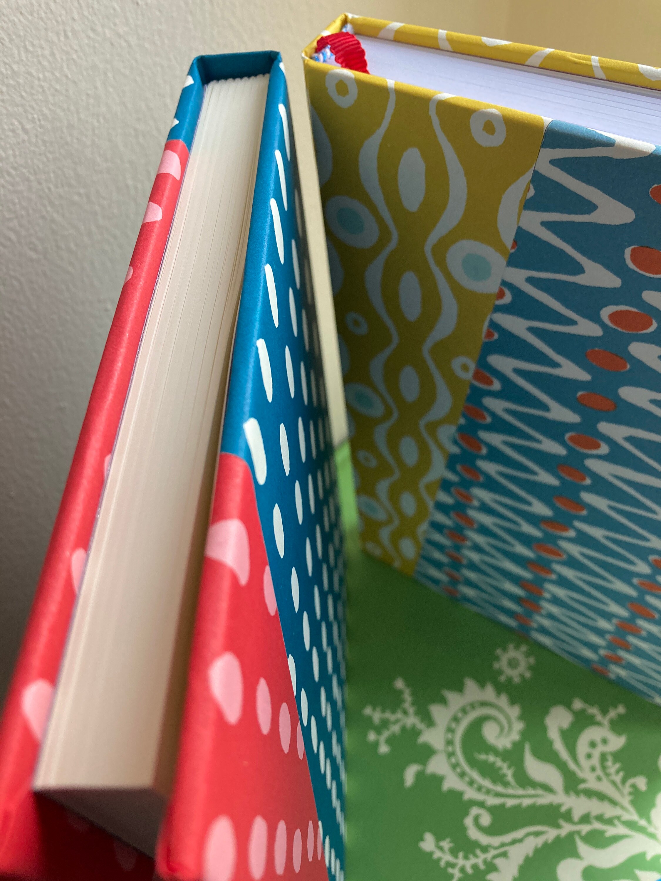 Handmade Blank Notebooks, Covered With Bold, Patterned Printed Paper ...