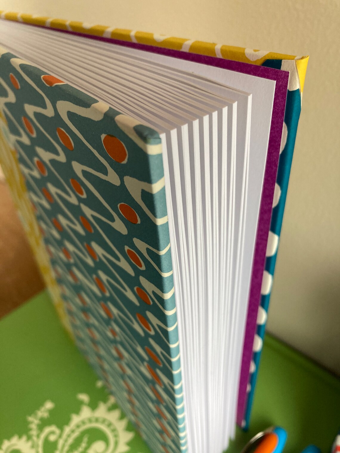 Handmade Blank Notebooks, Covered With Bold, Patterned Printed Paper ...