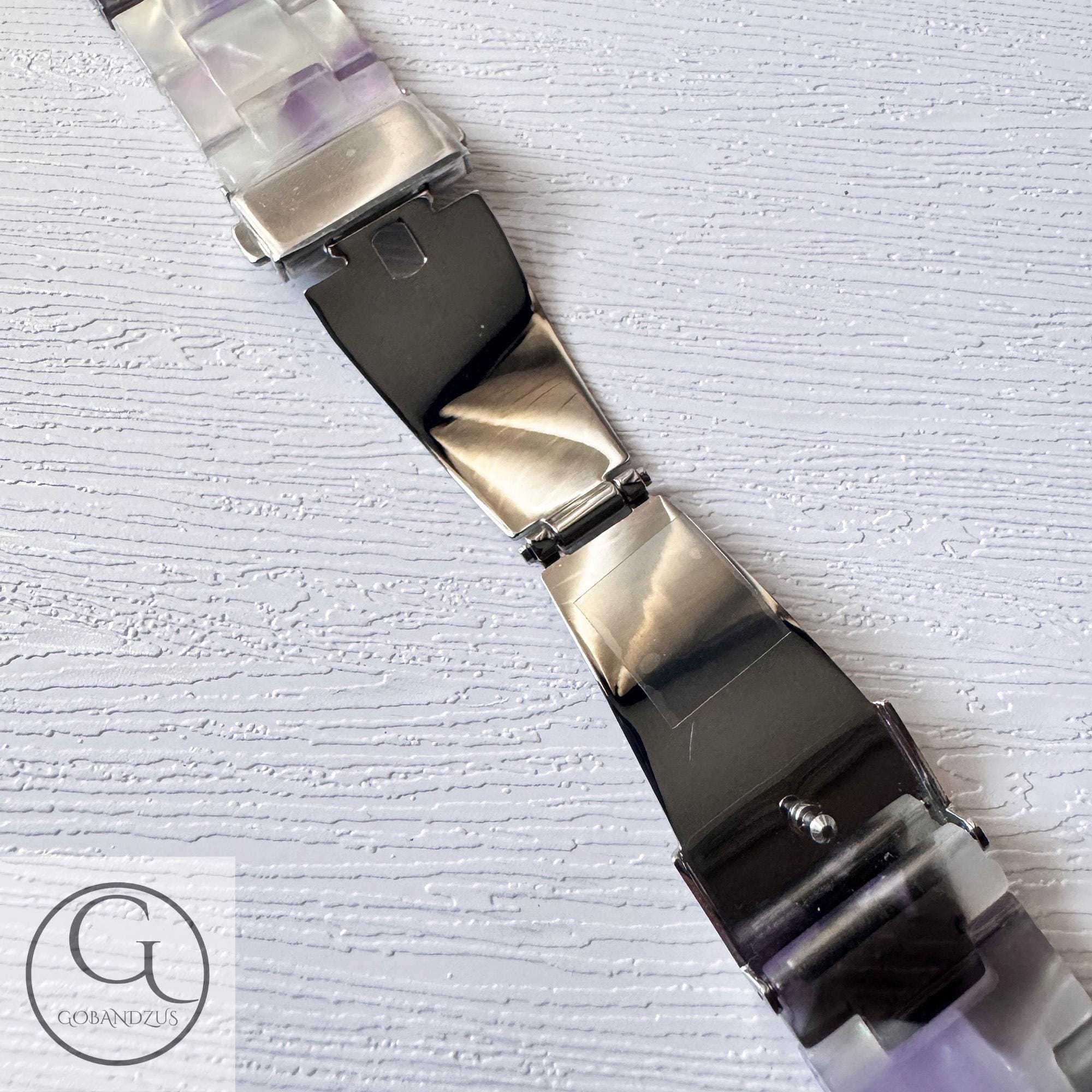 Lavender Frost Apple Watch Resin Bracelet Strap Pastel Color 38 40 41 ...
