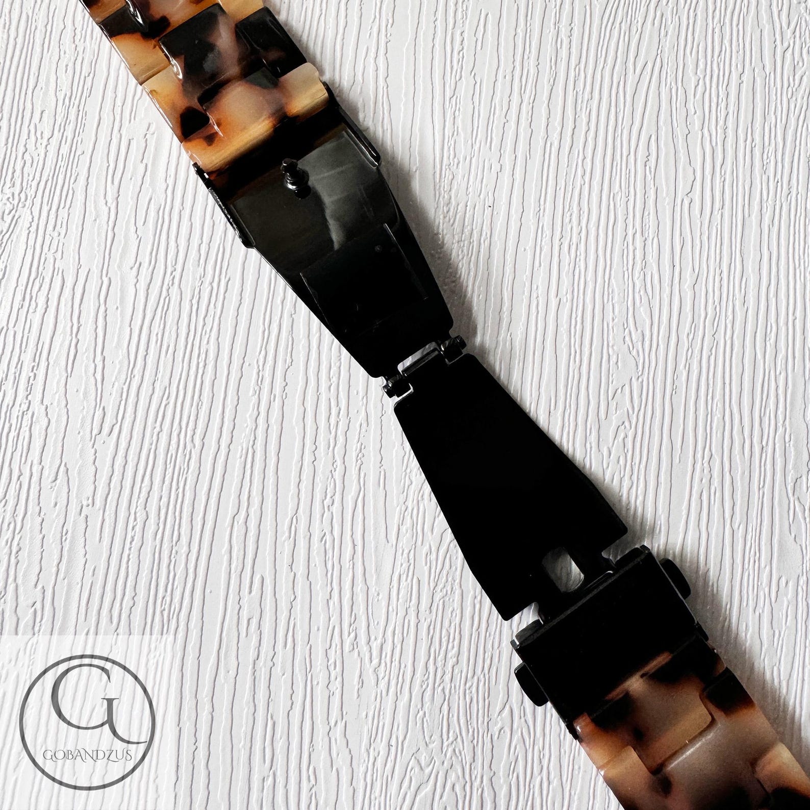 Tortoise Shell Apple Watch Band Resin Bracelet Strap 40mm 41mm 42mm ...
