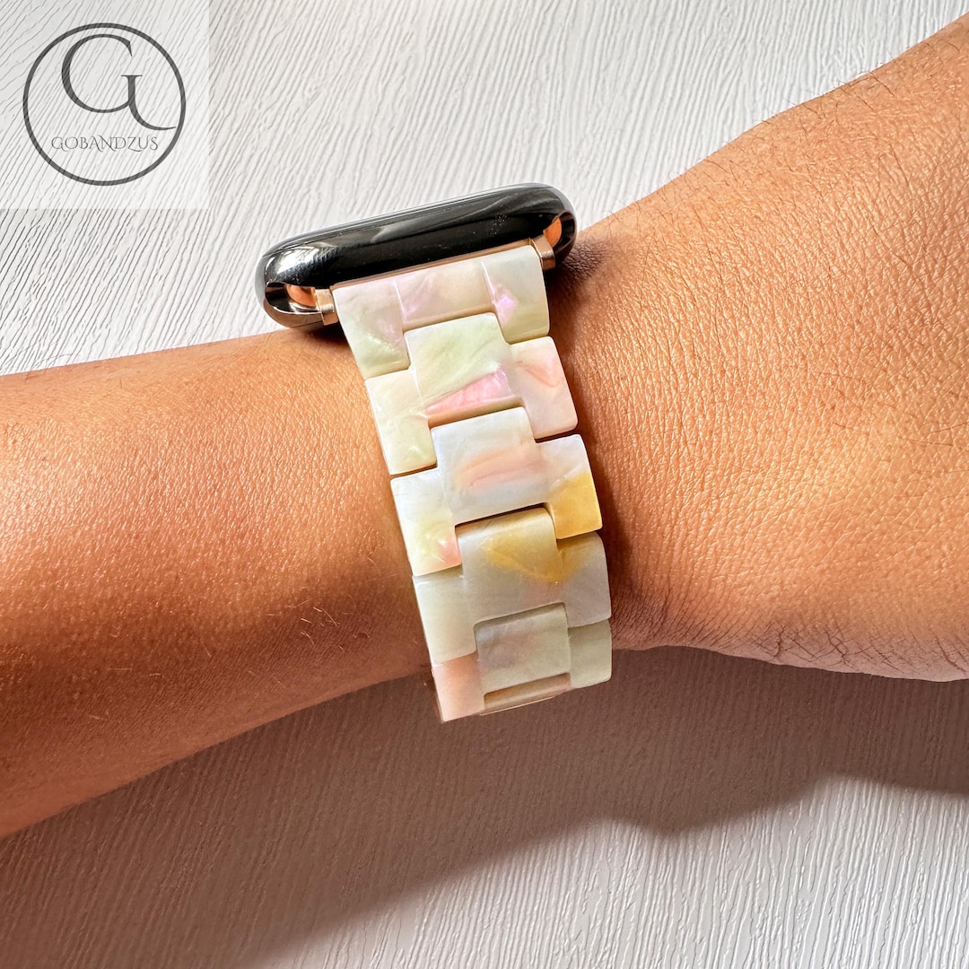 Sunset Mosaic Apple Watch Band Resin Bracelet Strap 40mm 41mm 42mm 44mm ...