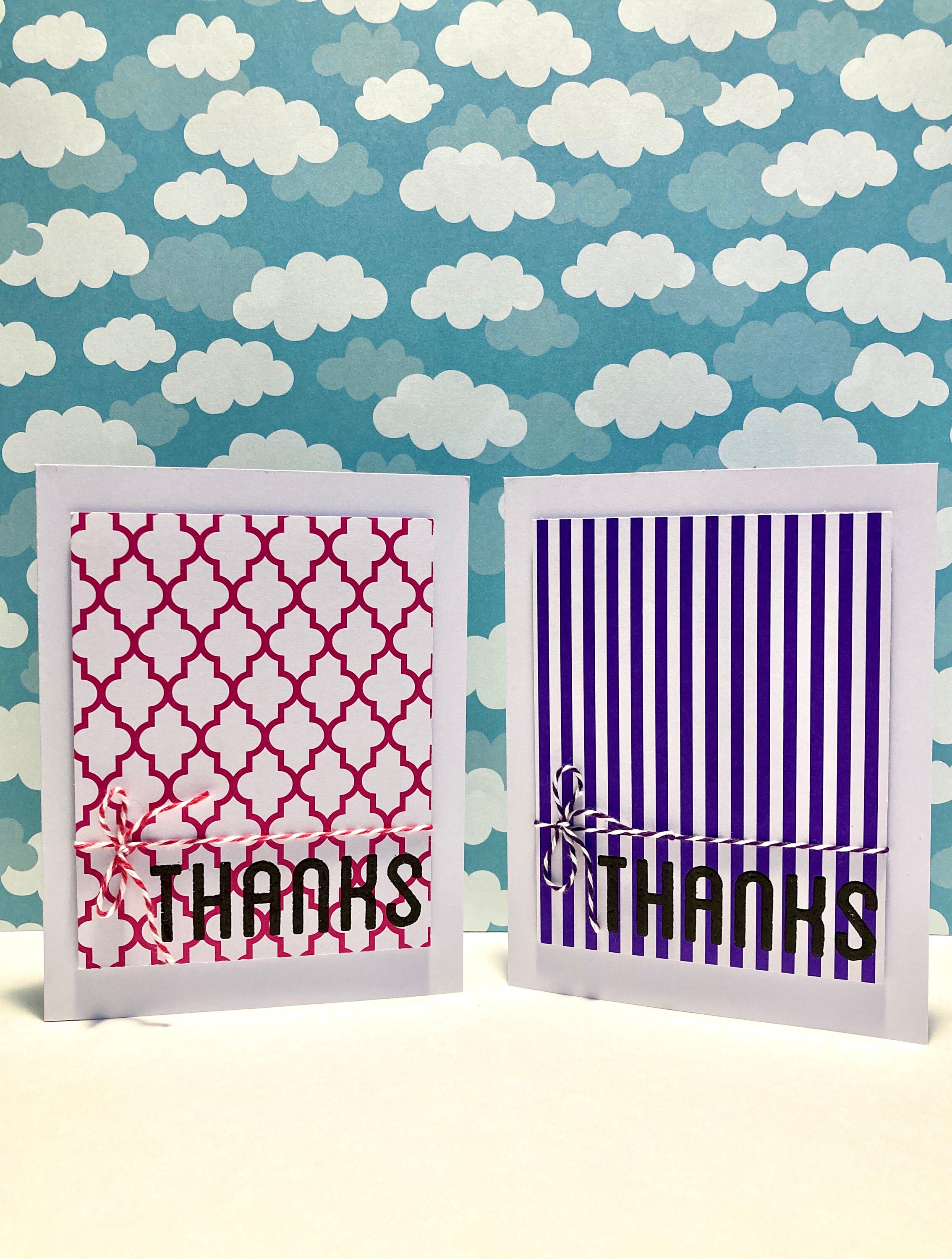 Rainbow Set of 8 Thank You Cards - Etsy