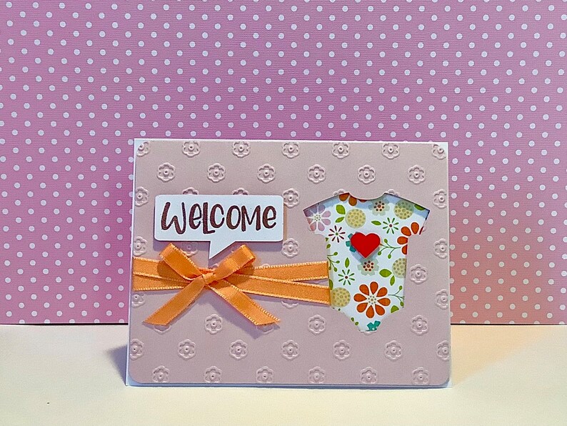 Adorable Handmade Welcome Baby Card - Etsy