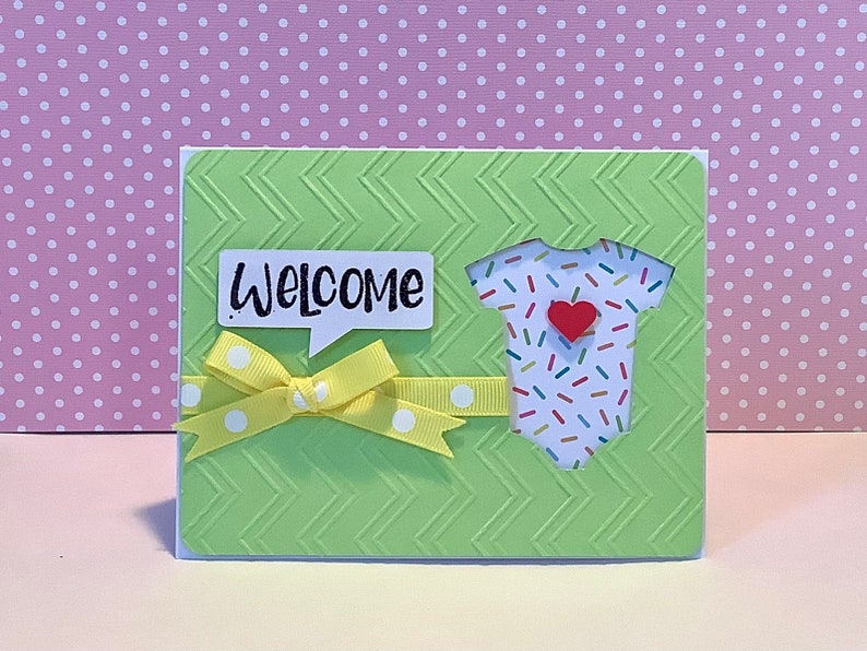 Adorable Handmade Welcome Baby Card - Etsy