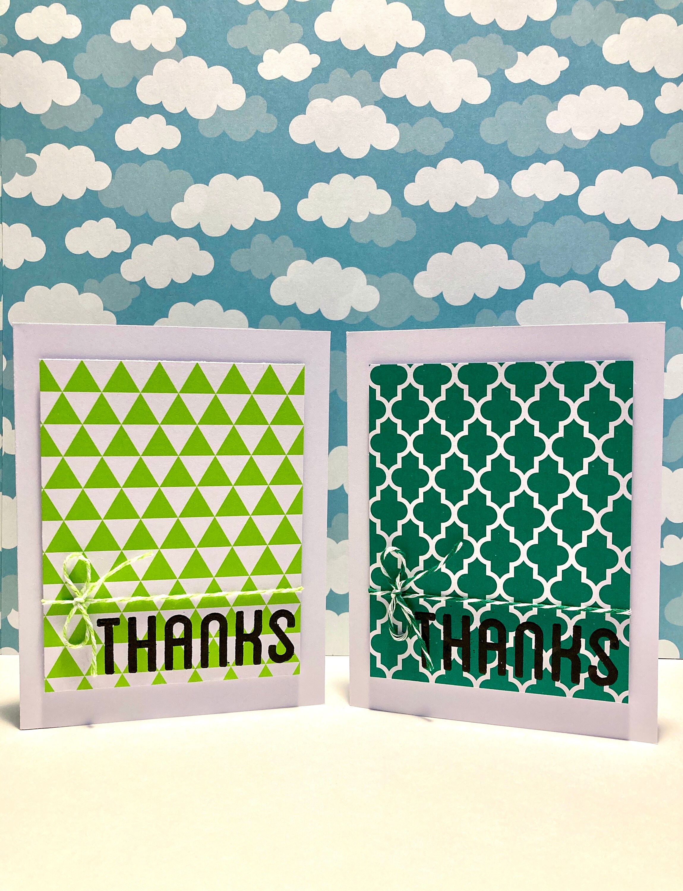 Rainbow Set of 8 Thank You Cards - Etsy