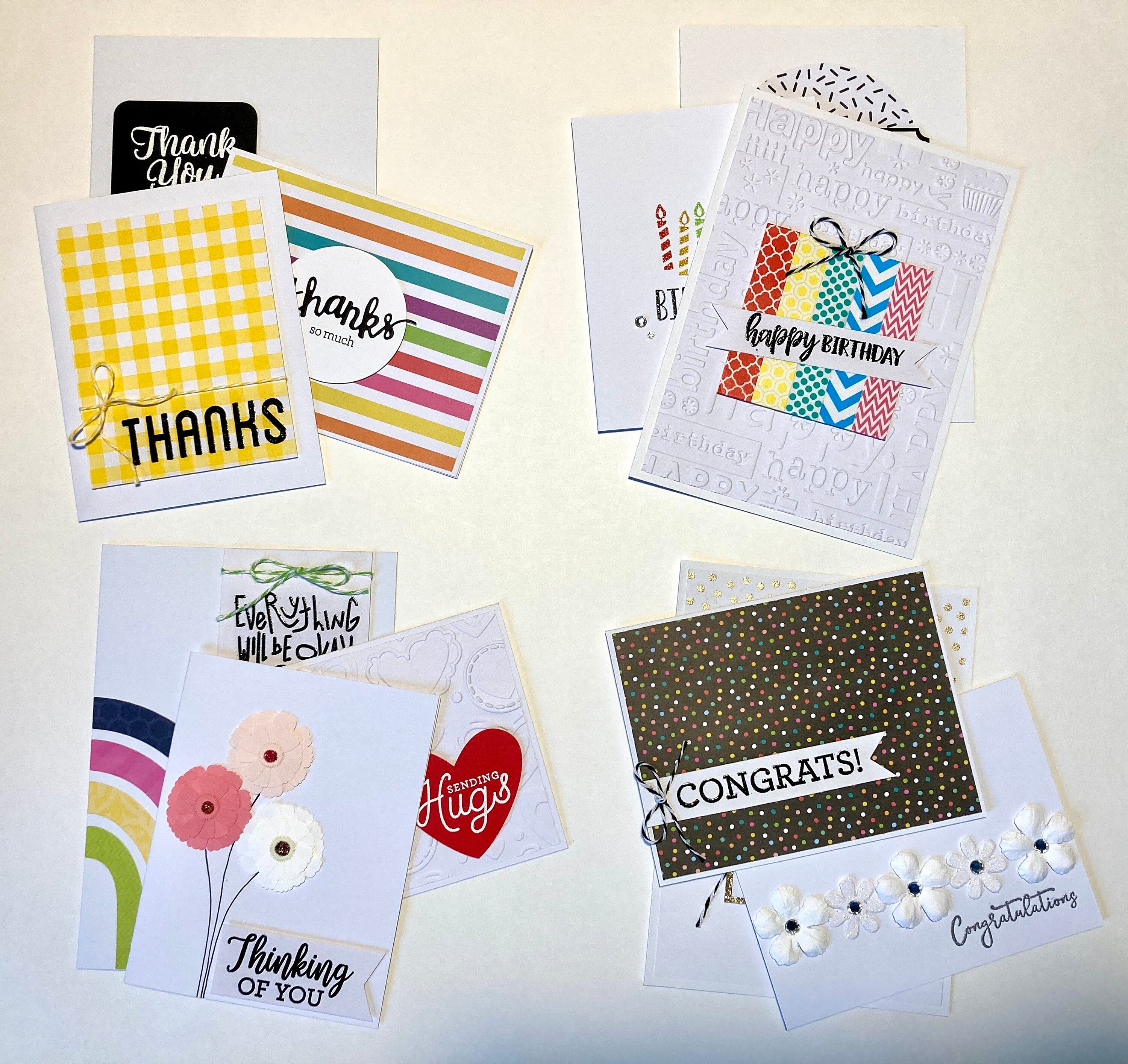 Value Bulk Pack of 12 Handmade Greeting Cards - Etsy