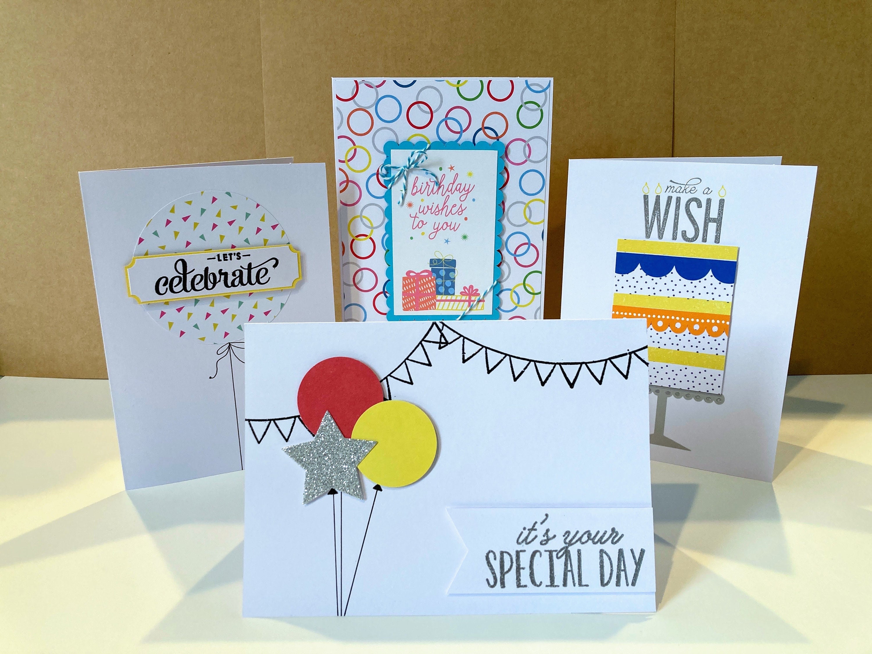 Bulk Pack of 12 Handmade Birthday Cards - Etsy