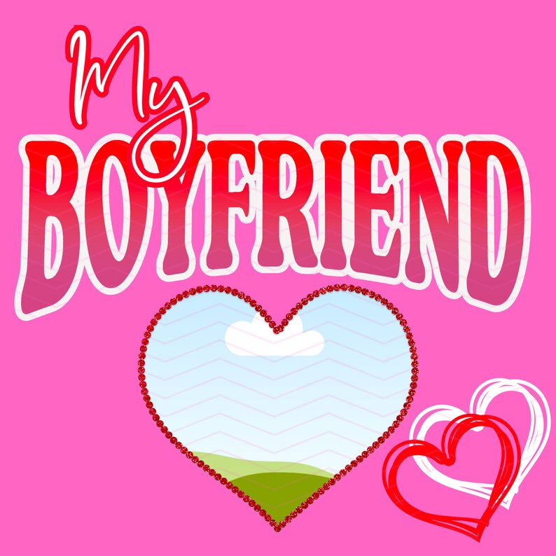 My Boyfriend Editable Template for Valentine, Couples, Dating, Holidays ...