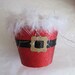 Pier 1 Santa Belt Treat Buckets Set of 6 Mint W/tags Never Used/new ...